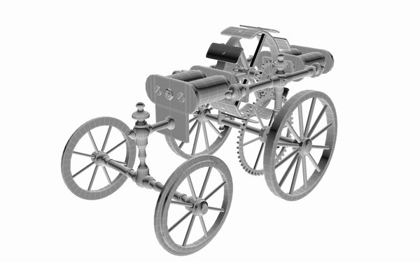 Victorian Electric Model of a Road Locomotive 3D model - TurboSquid 1843201
