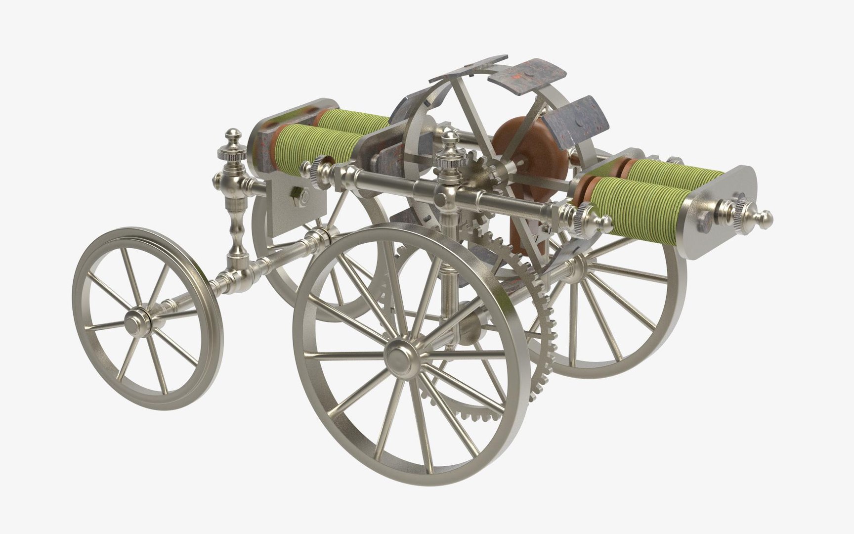 Victorian Electric Model Of A Road Locomotive 3D Model - TurboSquid 1843201