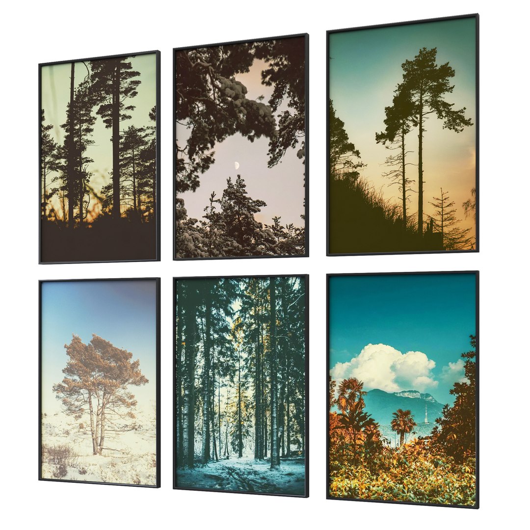 Forest set-02 poster 3D - TurboSquid 1761293
