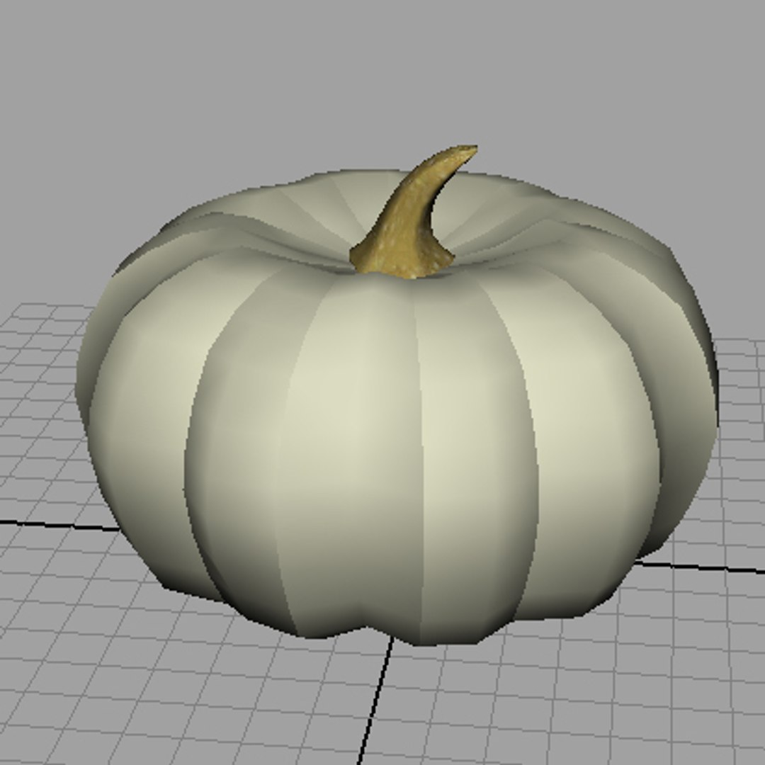 3d model pumpkin