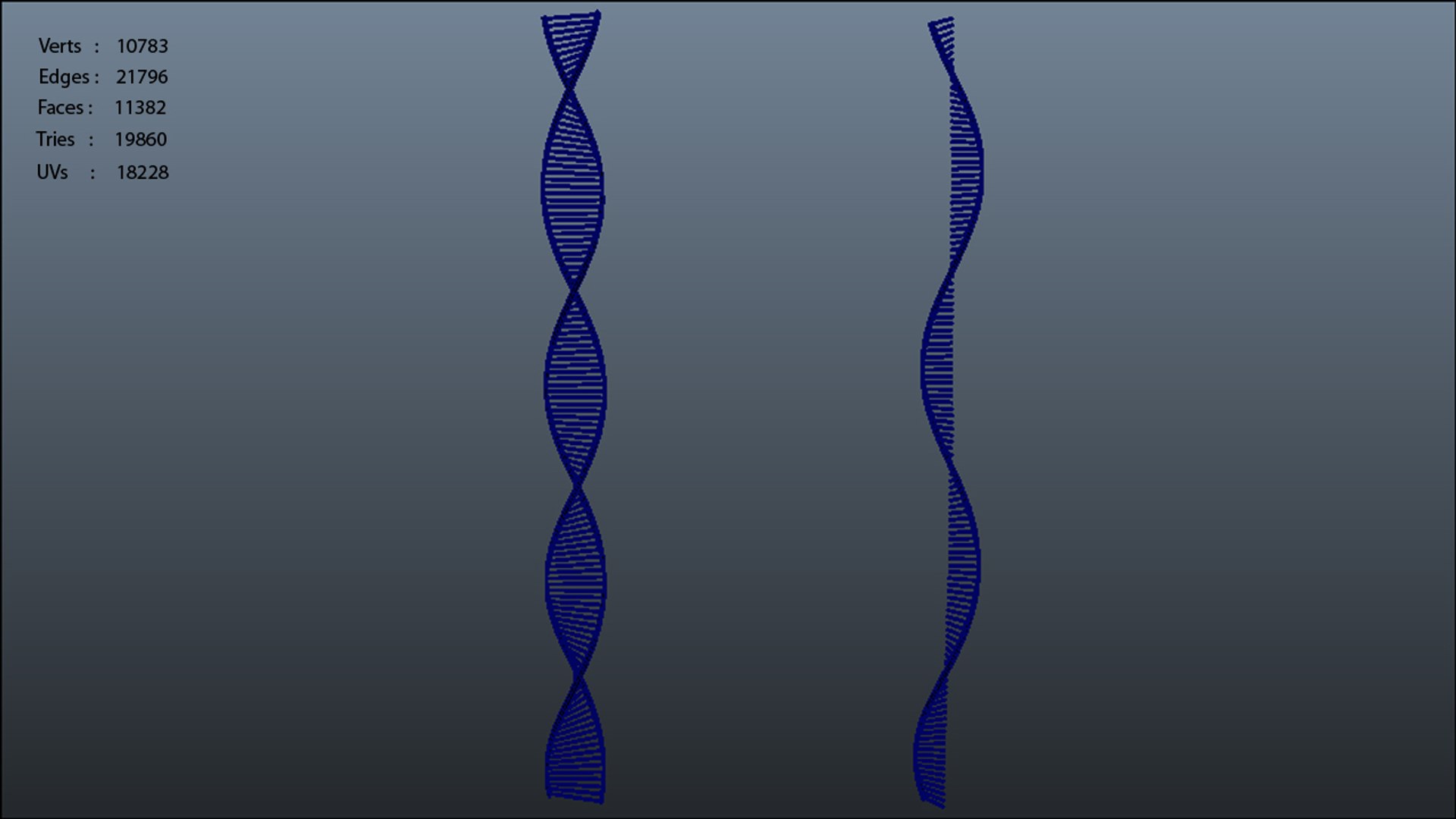 3d model dna molecule rna