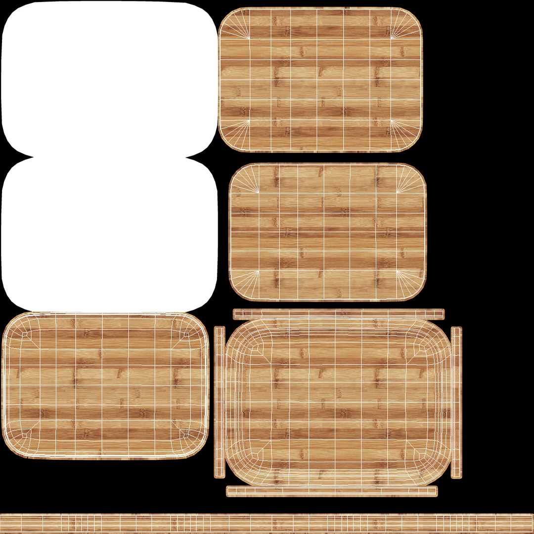 Rectangular Glass Food Storage Container with Bamboo Lid 1000ml 3D ...