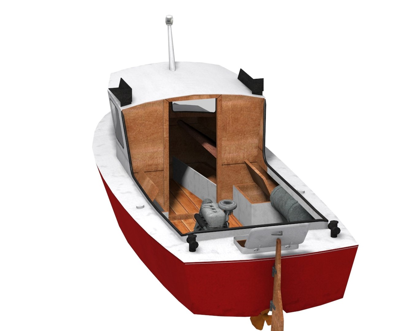 3D Peskar Boat Model - TurboSquid 1986510