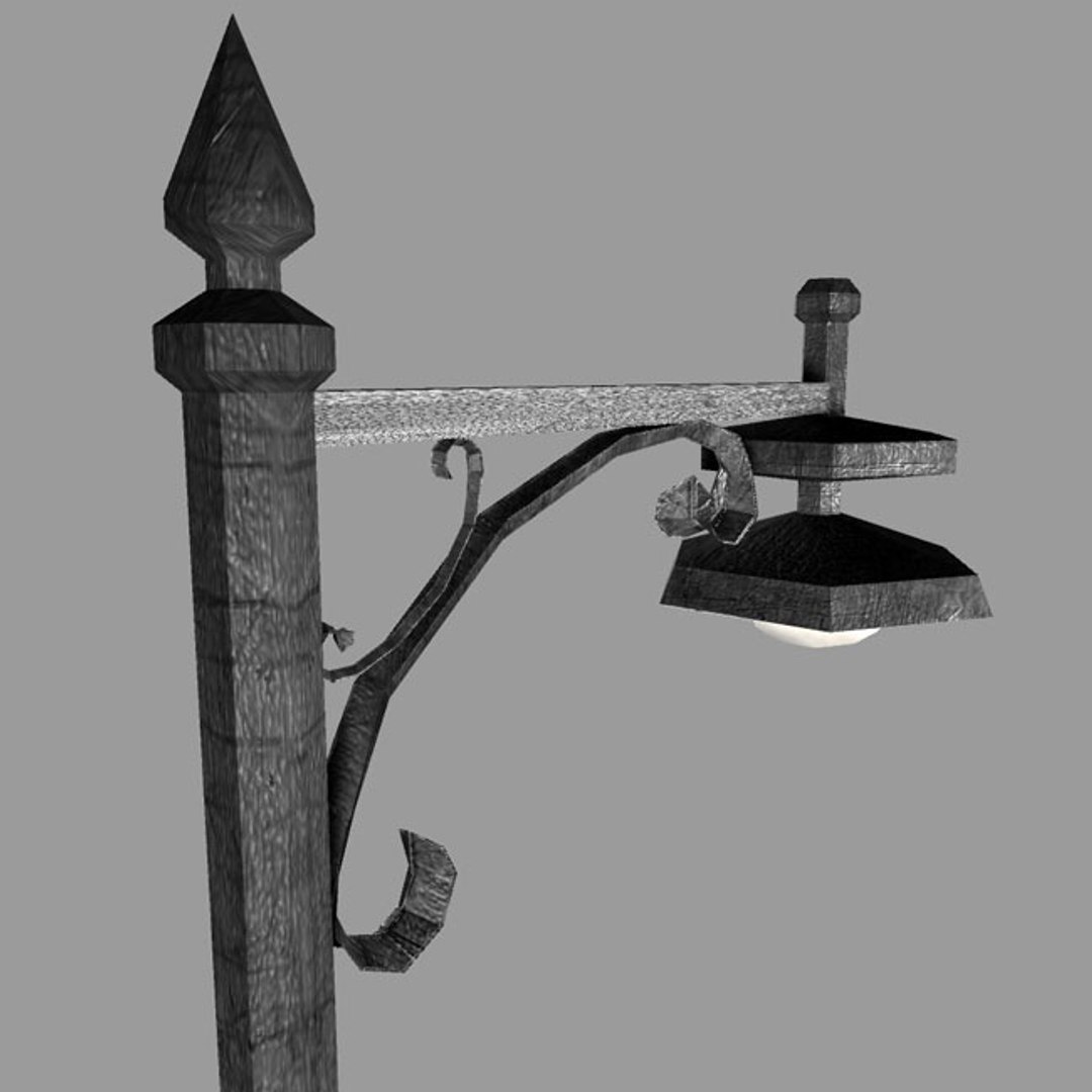 Street Lamp 3d Obj