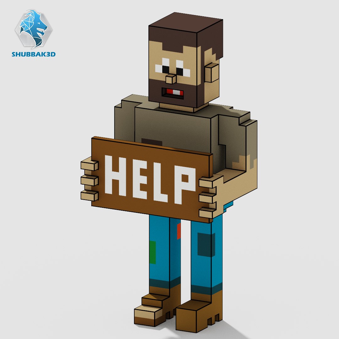Voxel Characters Pack 40 Characters model - TurboSquid 2145858