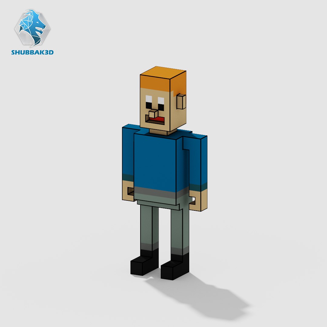 Voxel Characters Pack 40 Characters model - TurboSquid 2145858