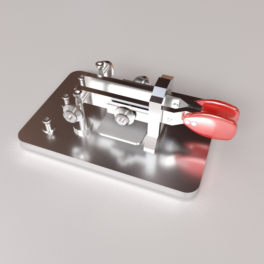 3D Model Dual Paddle Key - TurboSquid 1868737