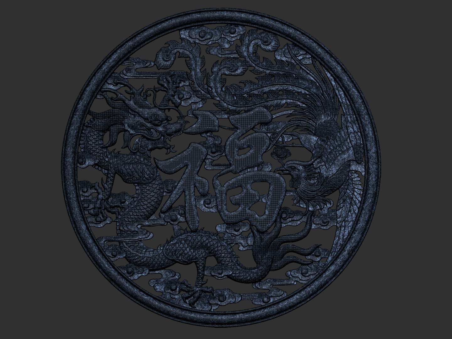 Dragon And Phoenix 3D Model - TurboSquid 2037901