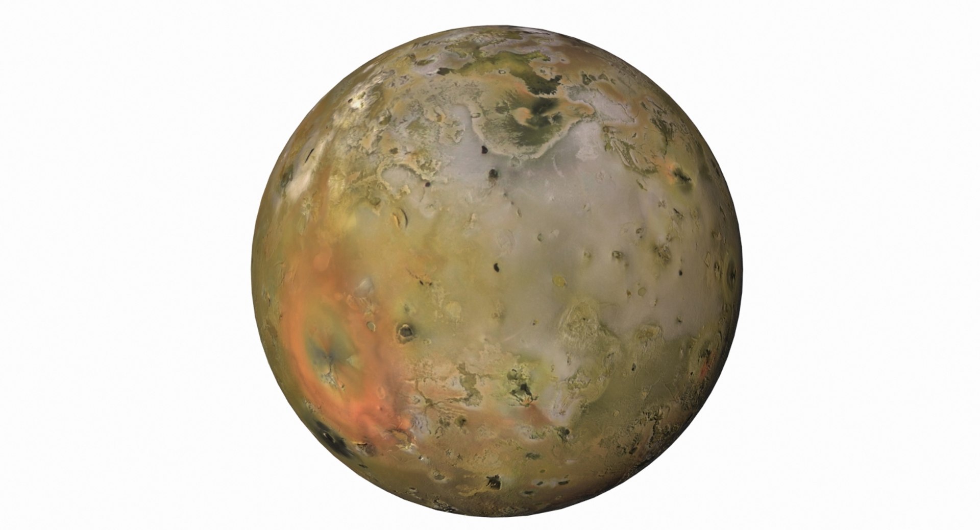 3D Model Io J1 Jupiter Moon - TurboSquid 1343727