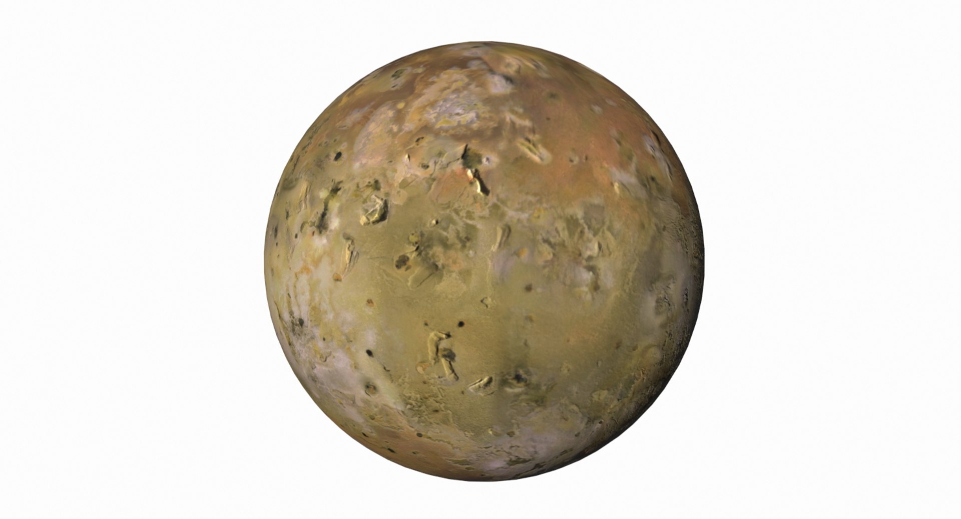 3D Model Io J1 Jupiter Moon - TurboSquid 1343727