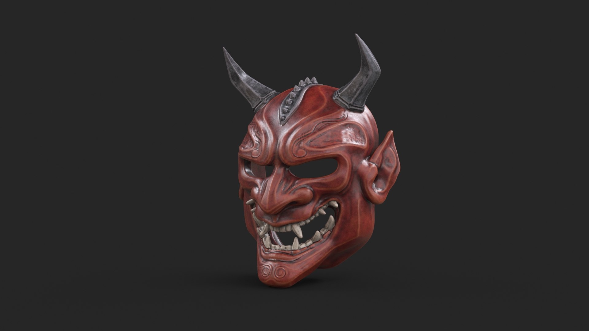 Samurai Mask 3D model - TurboSquid 1949404