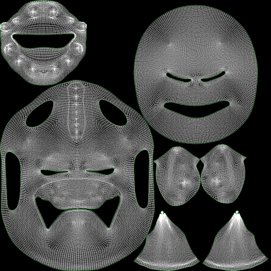 Samurai Mask 3D model - TurboSquid 1949404