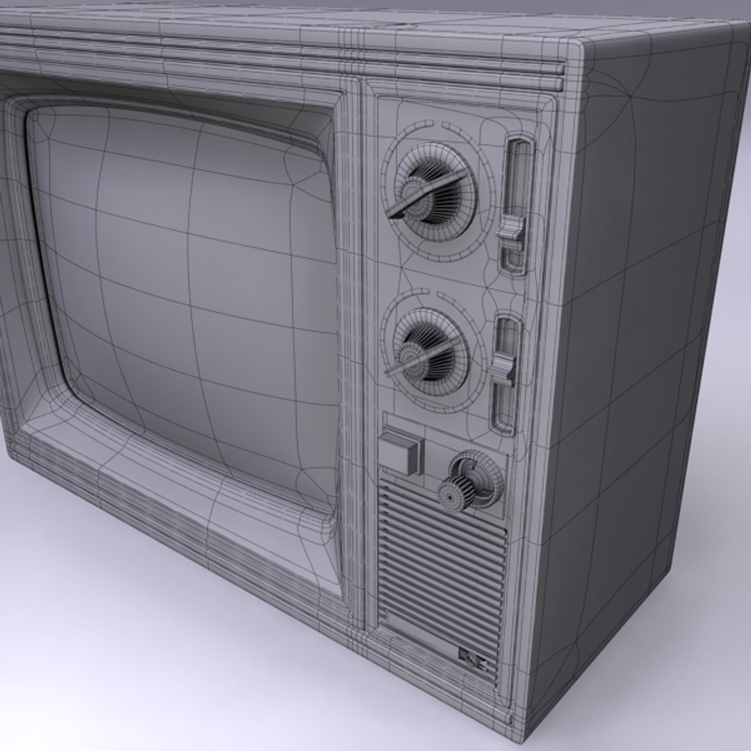 3ds max tv set