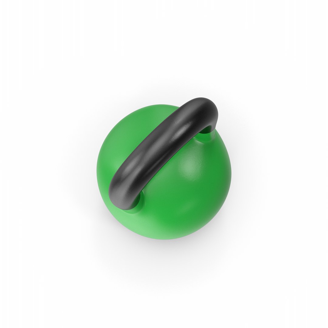 Green Kettlebell 3D Model - TurboSquid 2002099