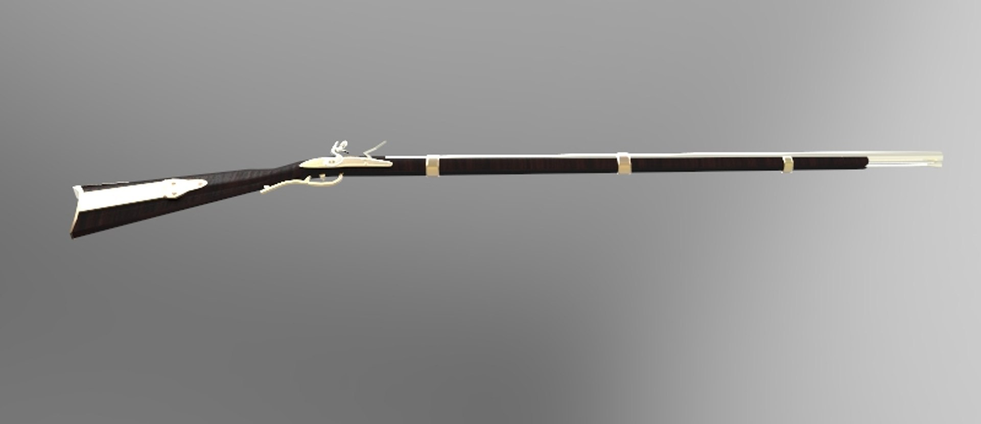 3d Model Springfield Musket