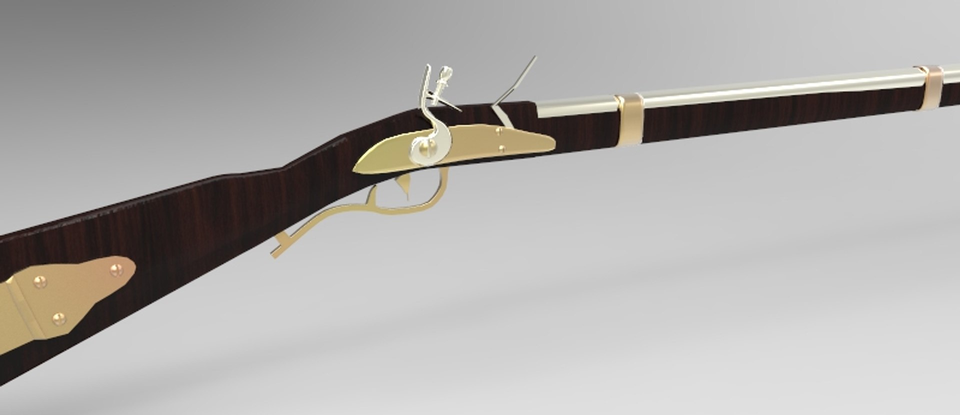3d Model Springfield Musket