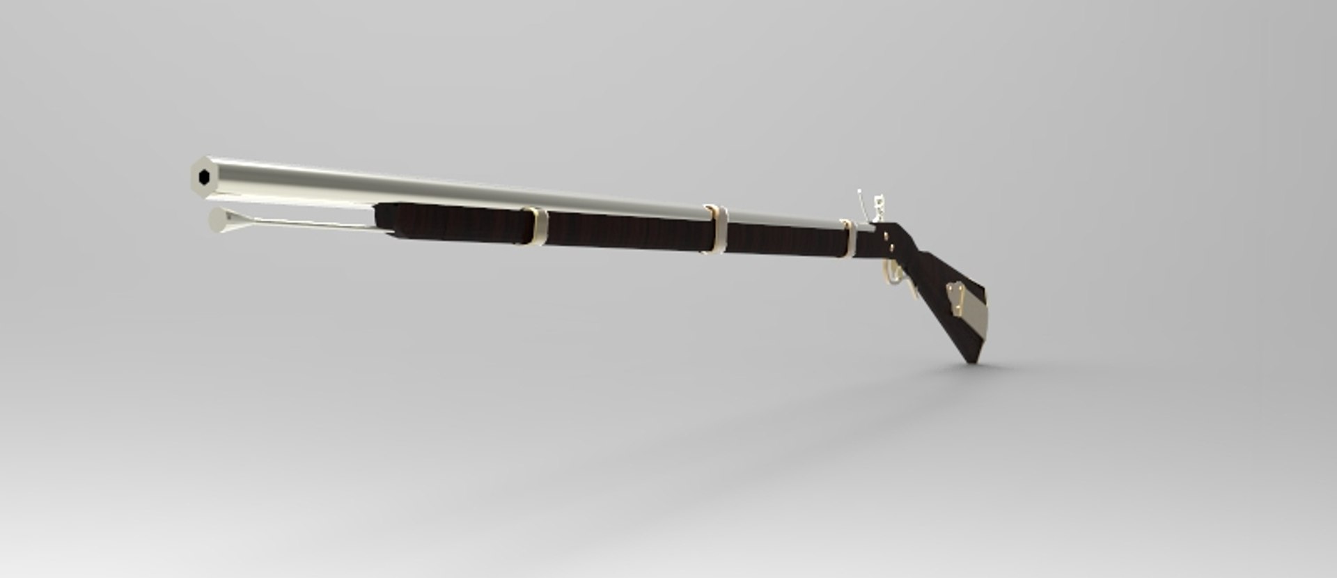 3d Model Springfield Musket