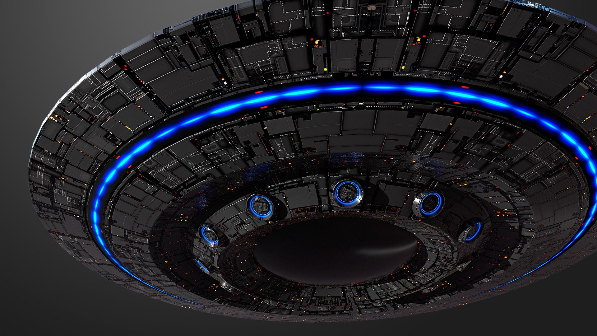 Giant UFO 3D Model - TurboSquid 2233022