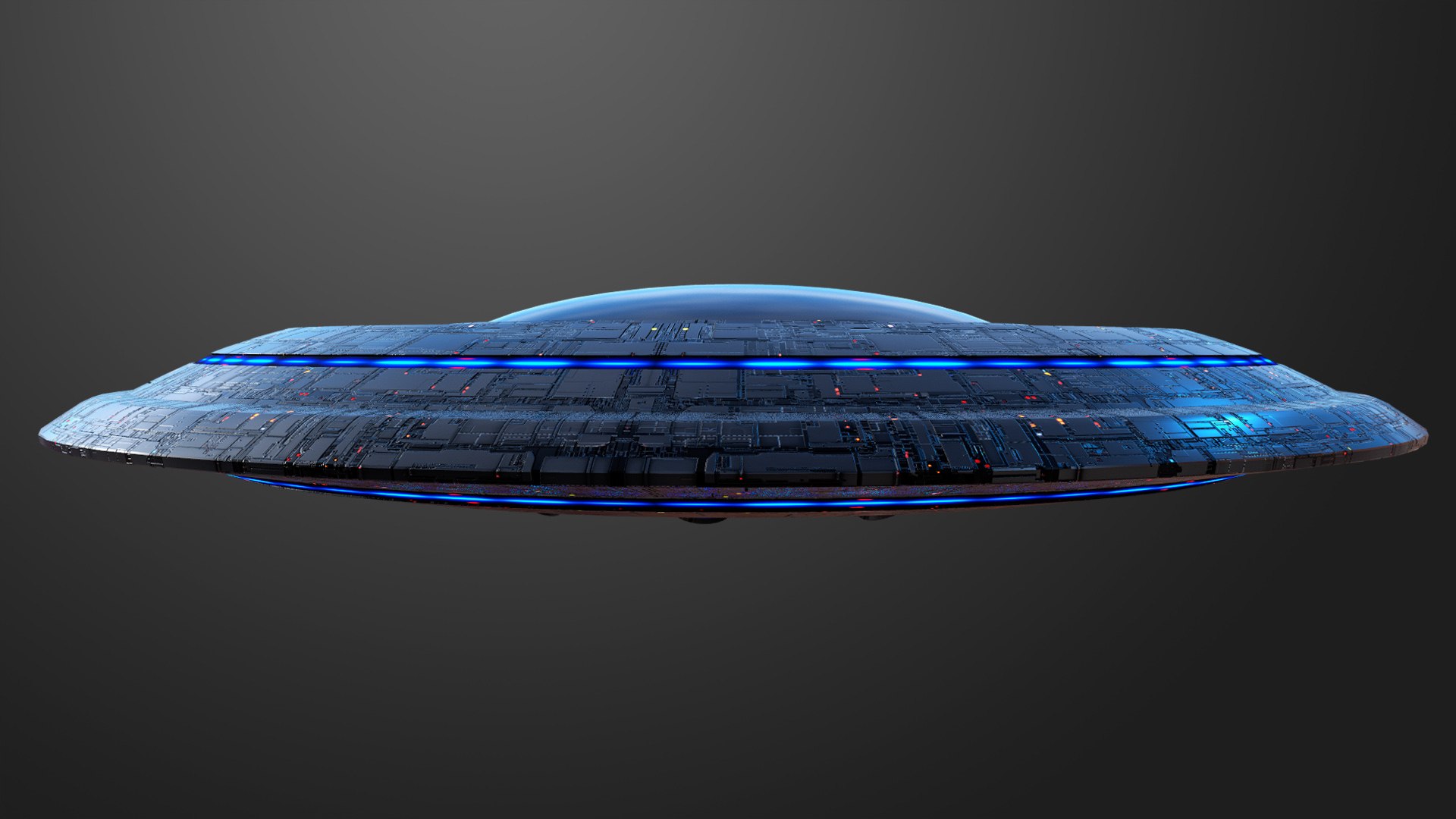 Giant UFO 3D Model - TurboSquid 2233022