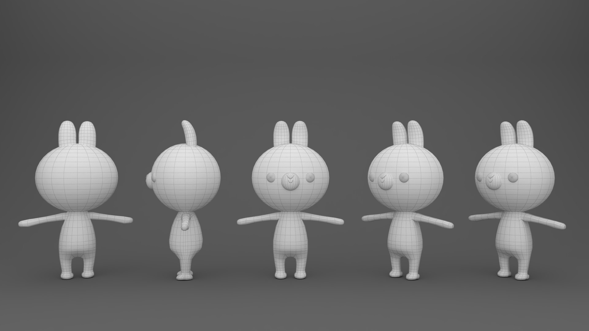3D model Stylized Character 001 Rabbit - TurboSquid 2170994 3D model Stylized Character 001 Rabbit - TurboSquid 2170994