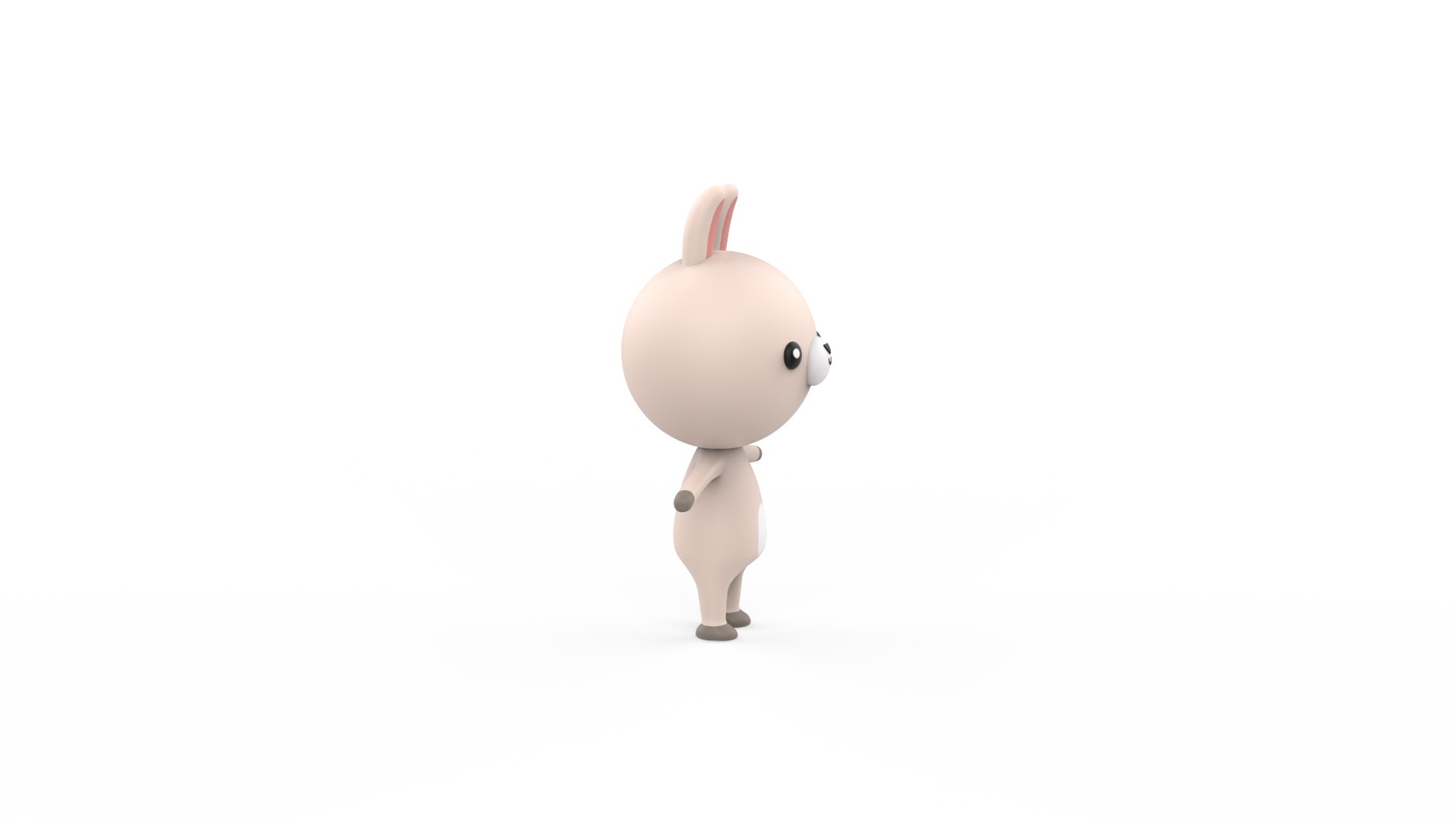 3D model Stylized Character 001 Rabbit - TurboSquid 2170994