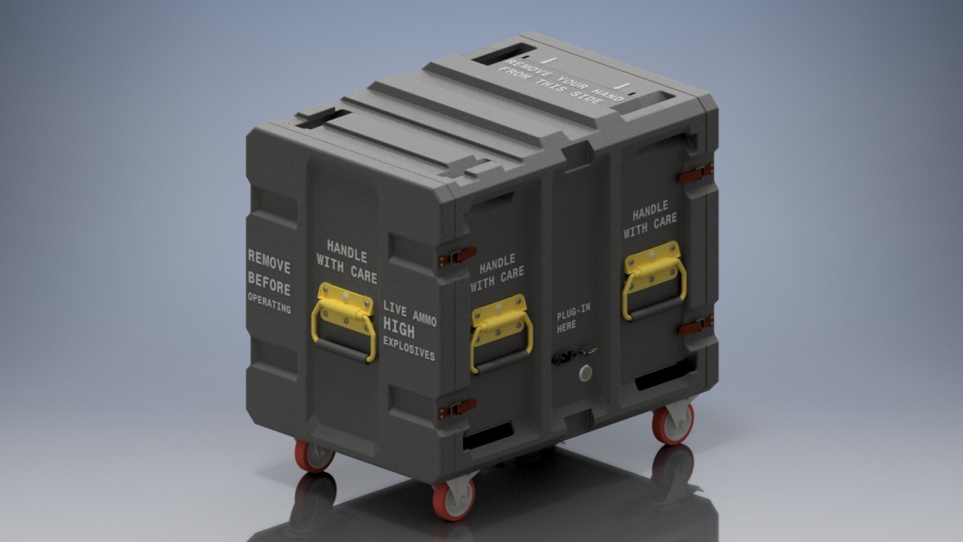 3D Console Box Of Gaming Computer With Military Concept - TurboSquid ...