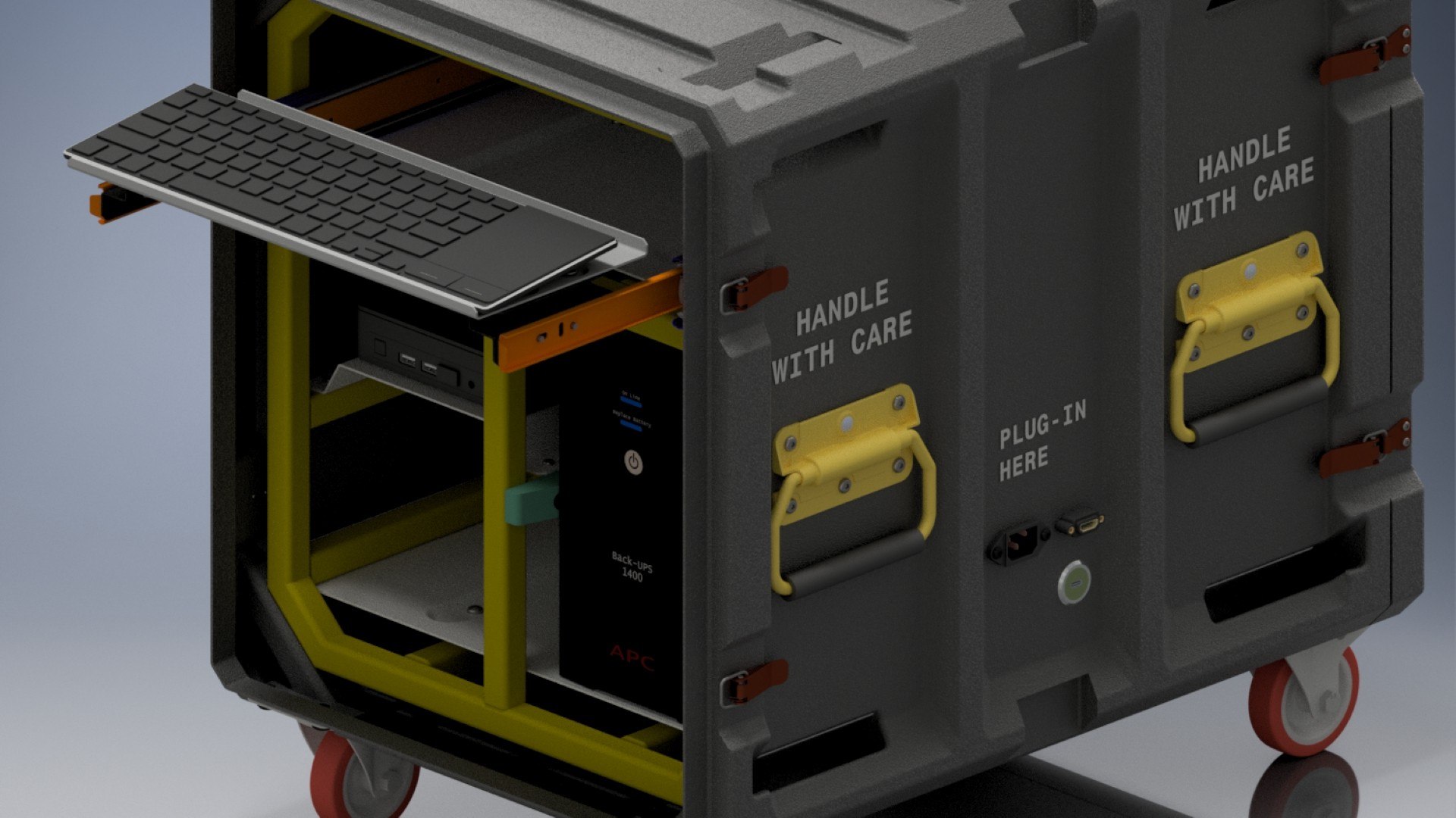 3D Console Box Of Gaming Computer With Military Concept - TurboSquid ...