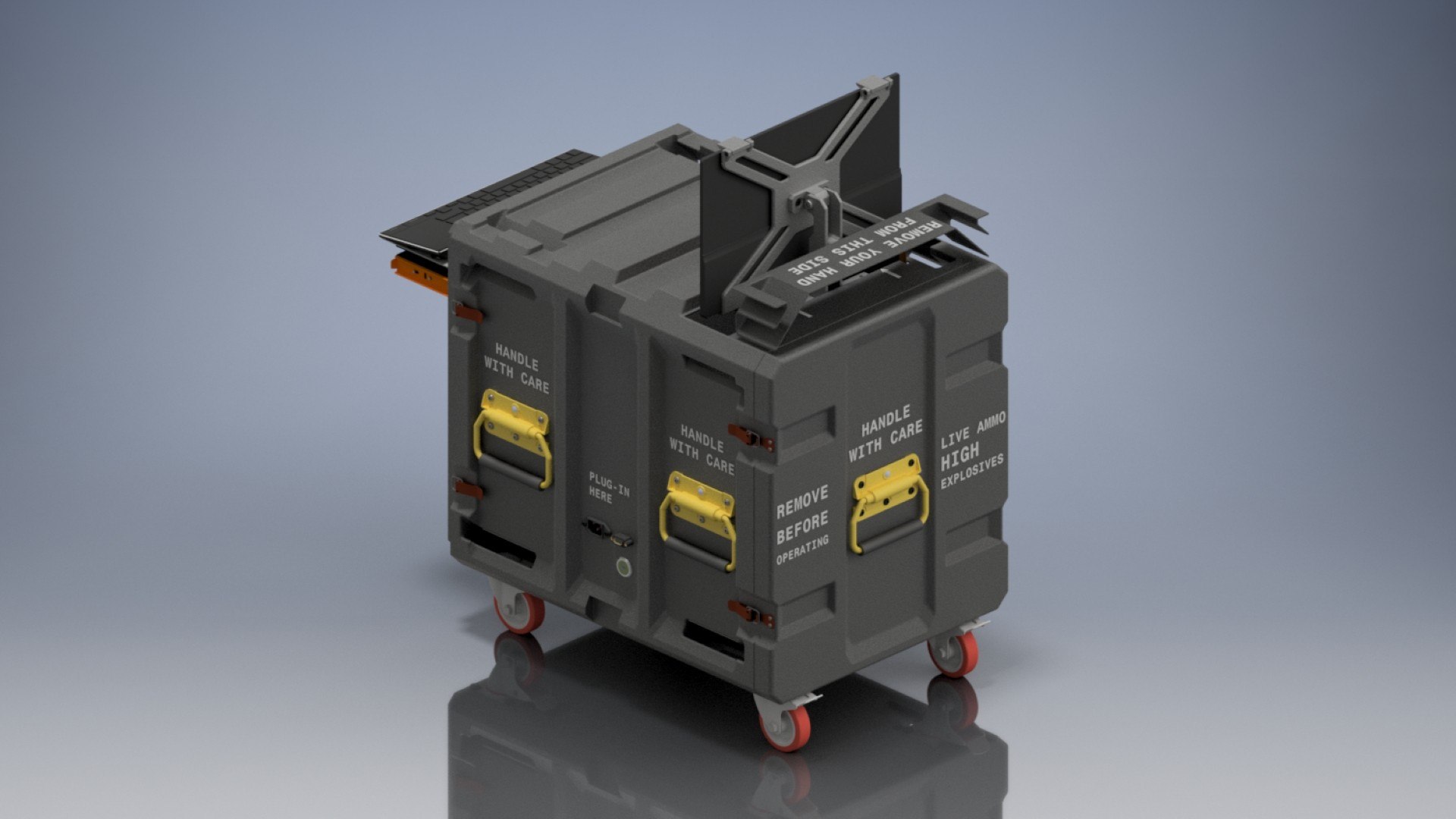 3D Console Box Of Gaming Computer With Military Concept - TurboSquid ...