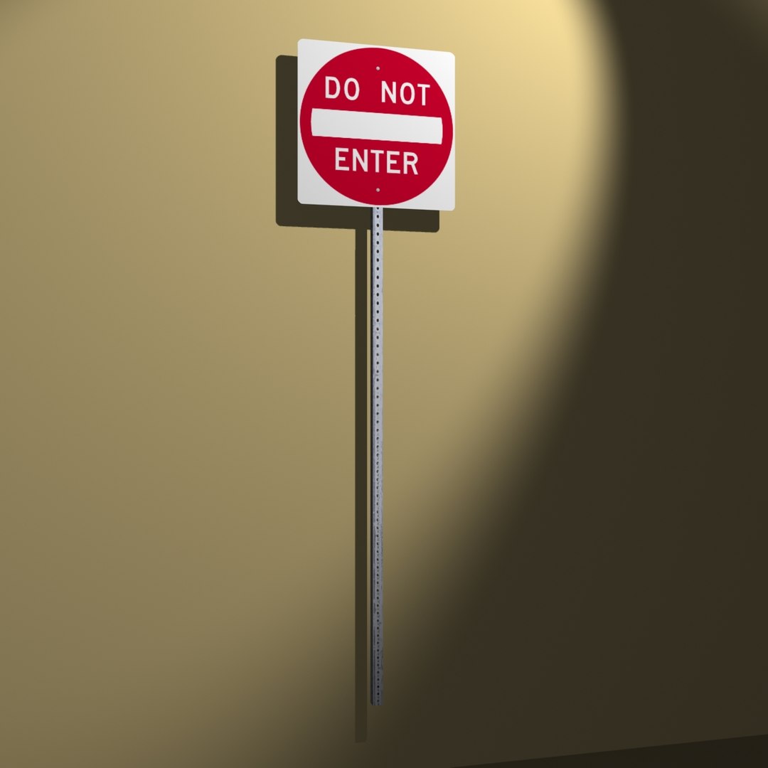 3d 3ds Street Sign