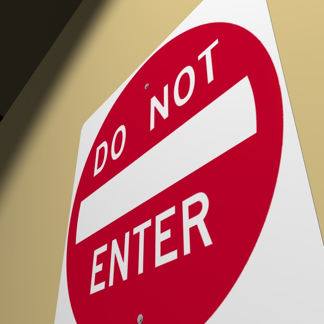 3d 3ds Street Sign