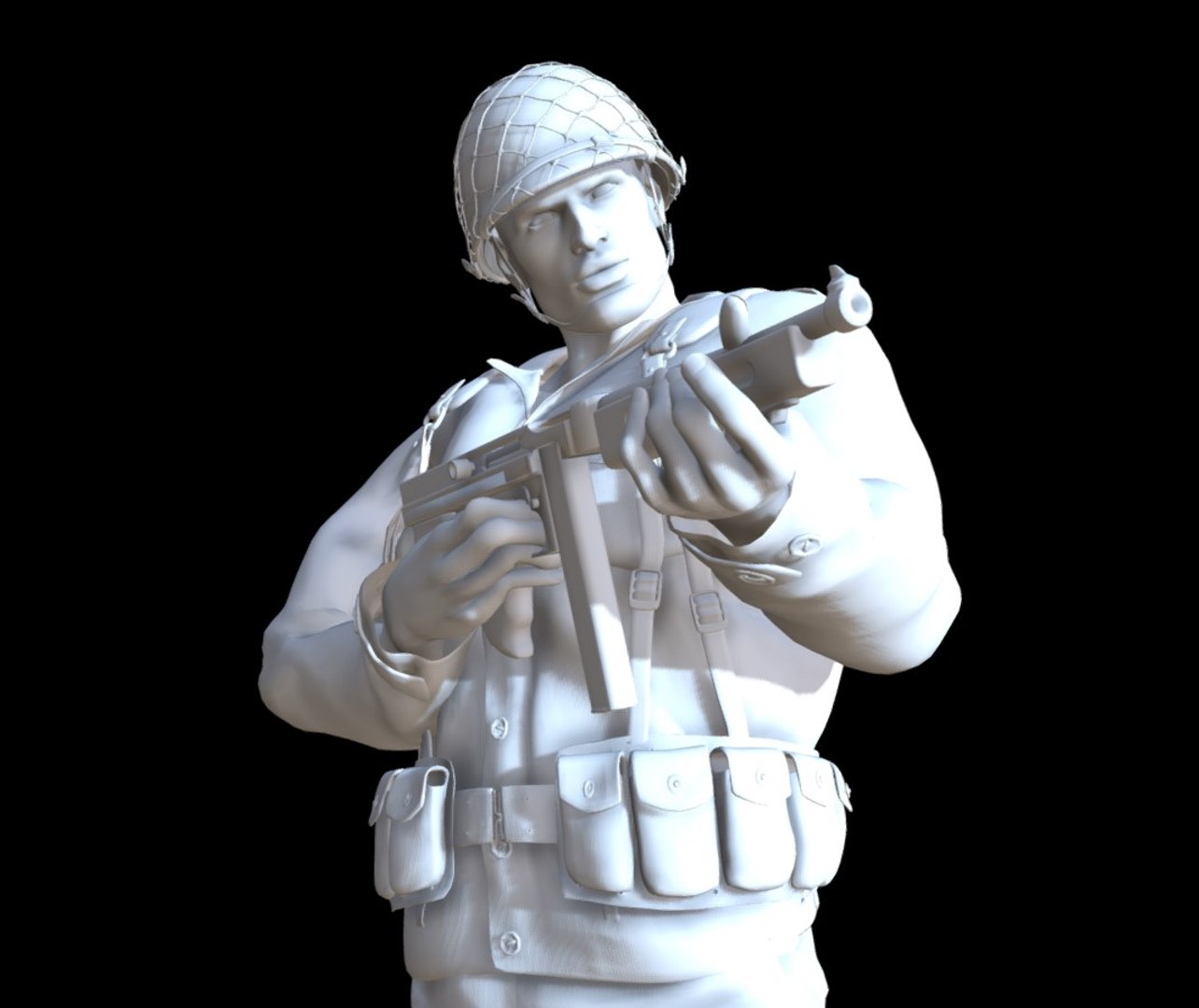 Soldier Ww2 Printable 3D Model - TurboSquid 1561500