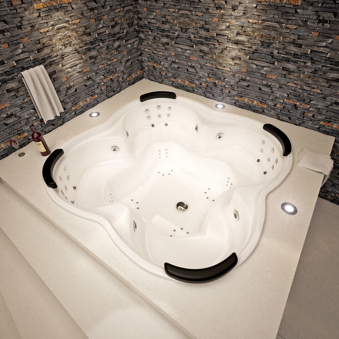 3d model jacuzzi