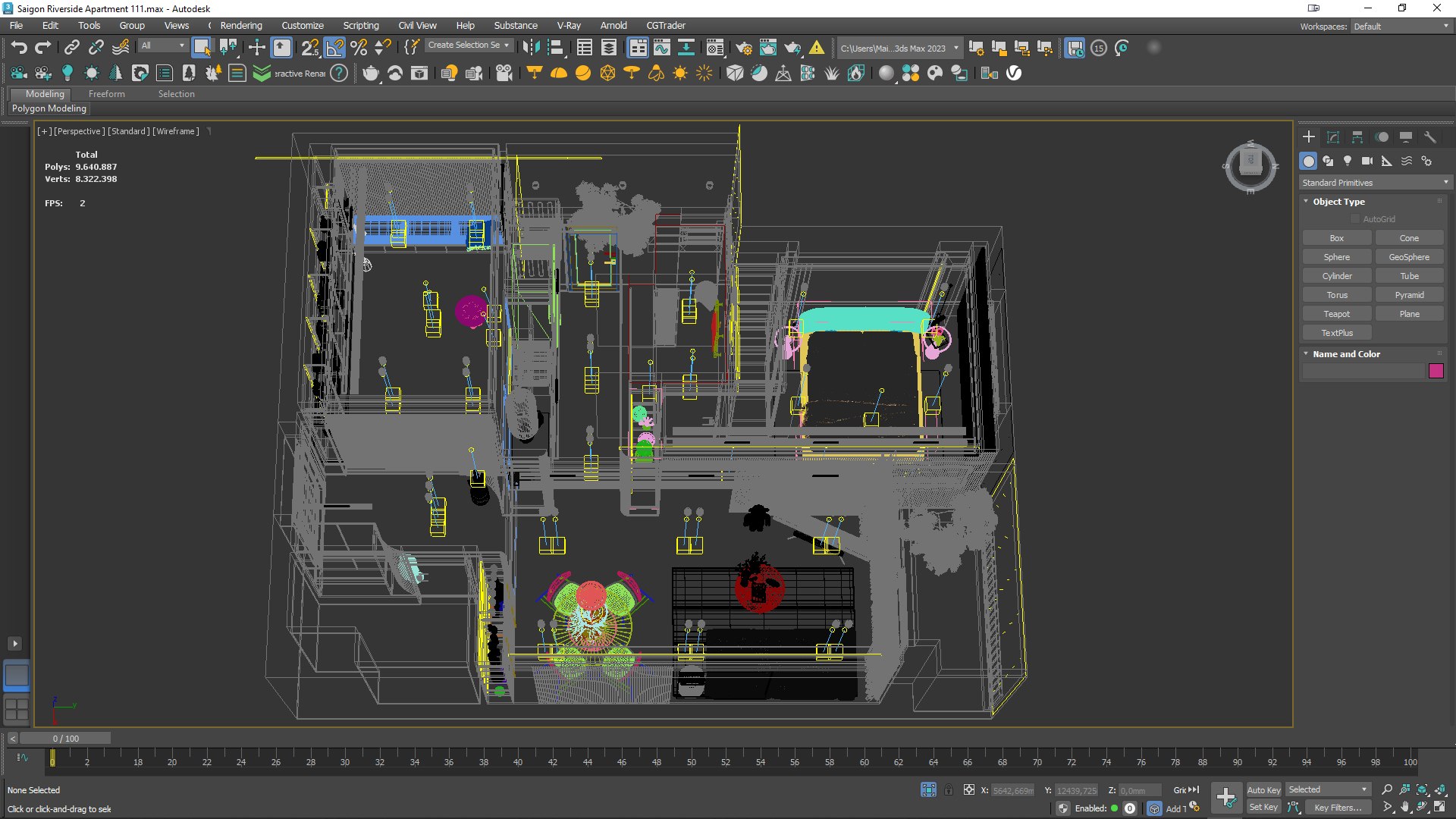 3D Apartment 04 - Maiholuxury - MAX FBX OBJ SKP DAE Simlab - TurboSquid ...
