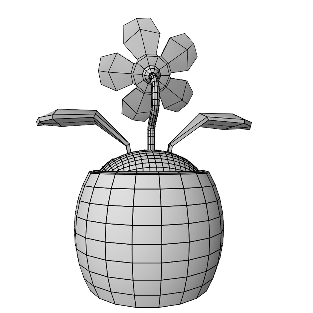 plant 3d obj