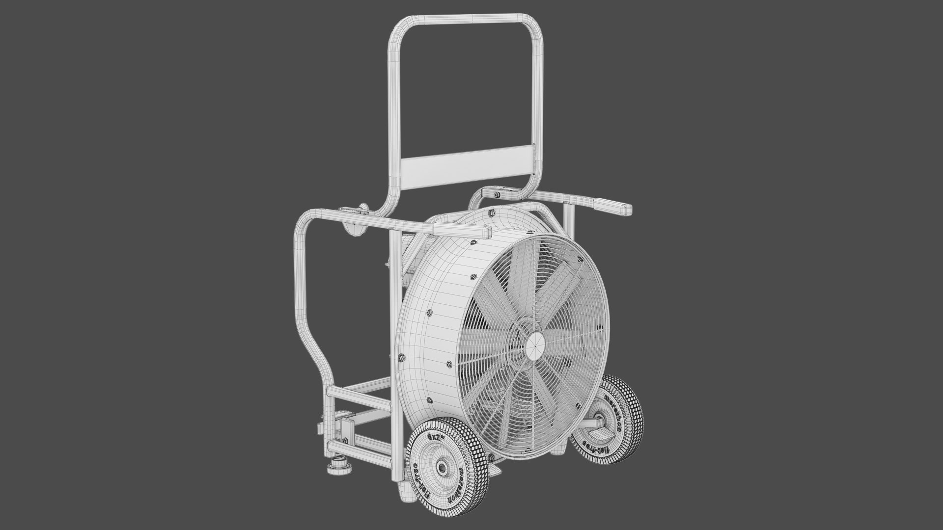 3D model positive industrial fan - TurboSquid 1402862
