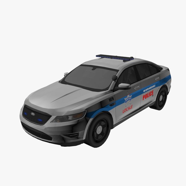 Police Car 3D model - TurboSquid 1813390