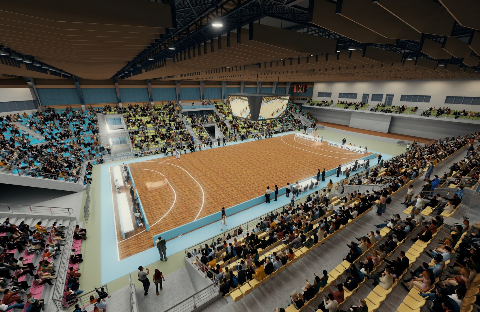 Indoor Basketball Arena 3D Model 3D Model - TurboSquid 2511413