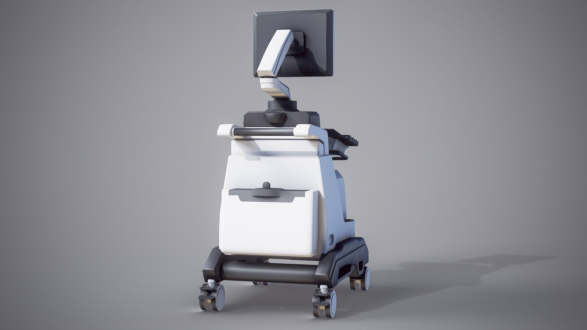 3D Ultrasound Scanner SIUI Apogee 3800 PBR model - TurboSquid 2086181