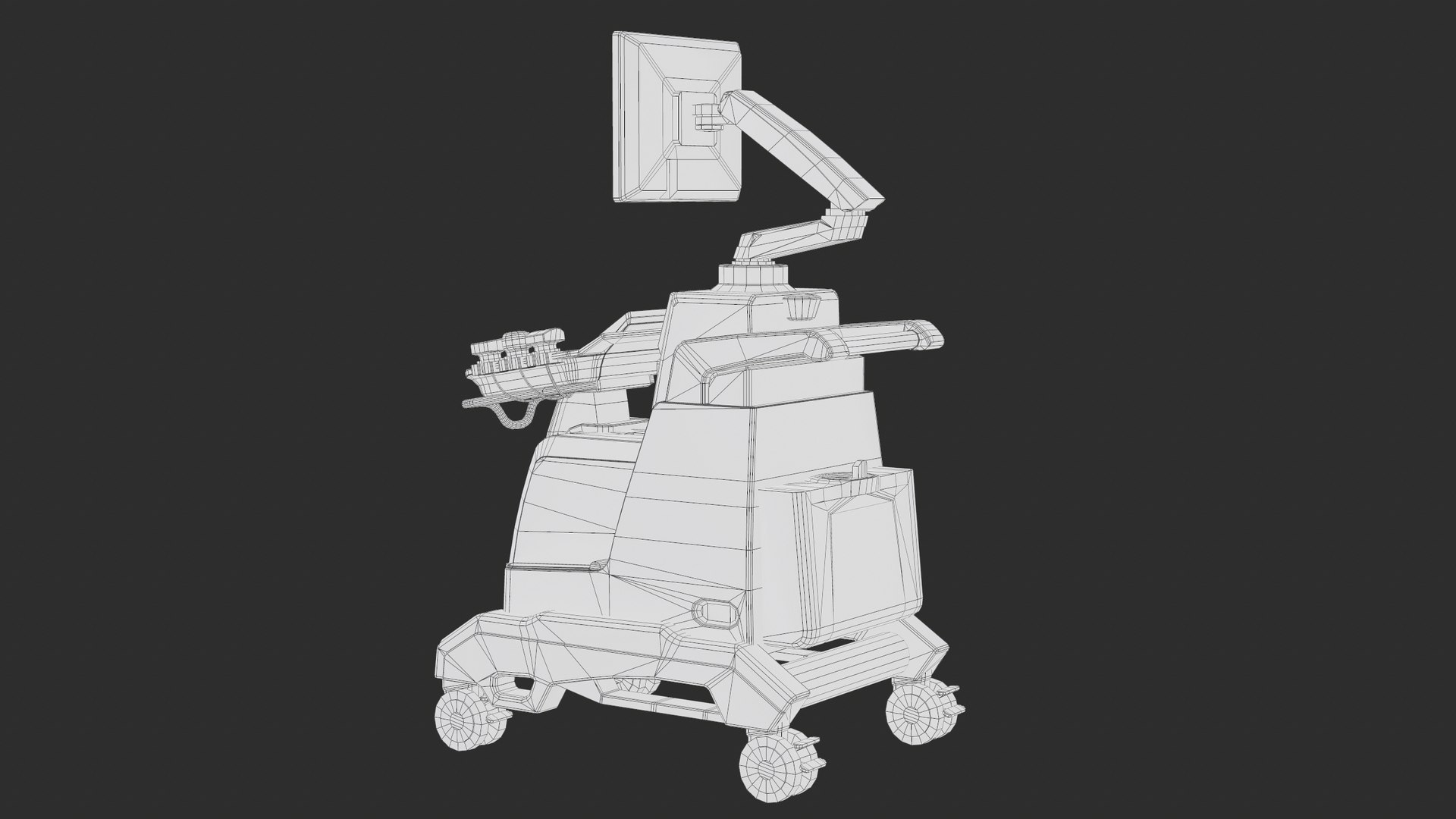 3D Ultrasound Scanner SIUI Apogee 3800 PBR model - TurboSquid 2086181