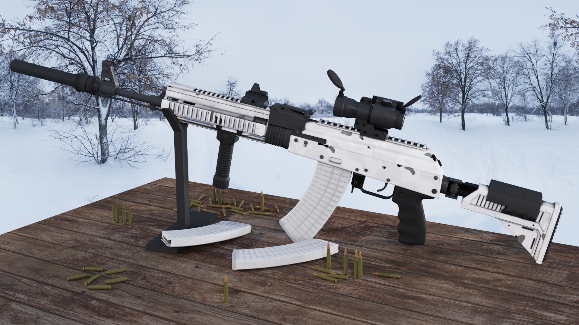 3D AK-74MN Weapon Pack - TurboSquid 2167328