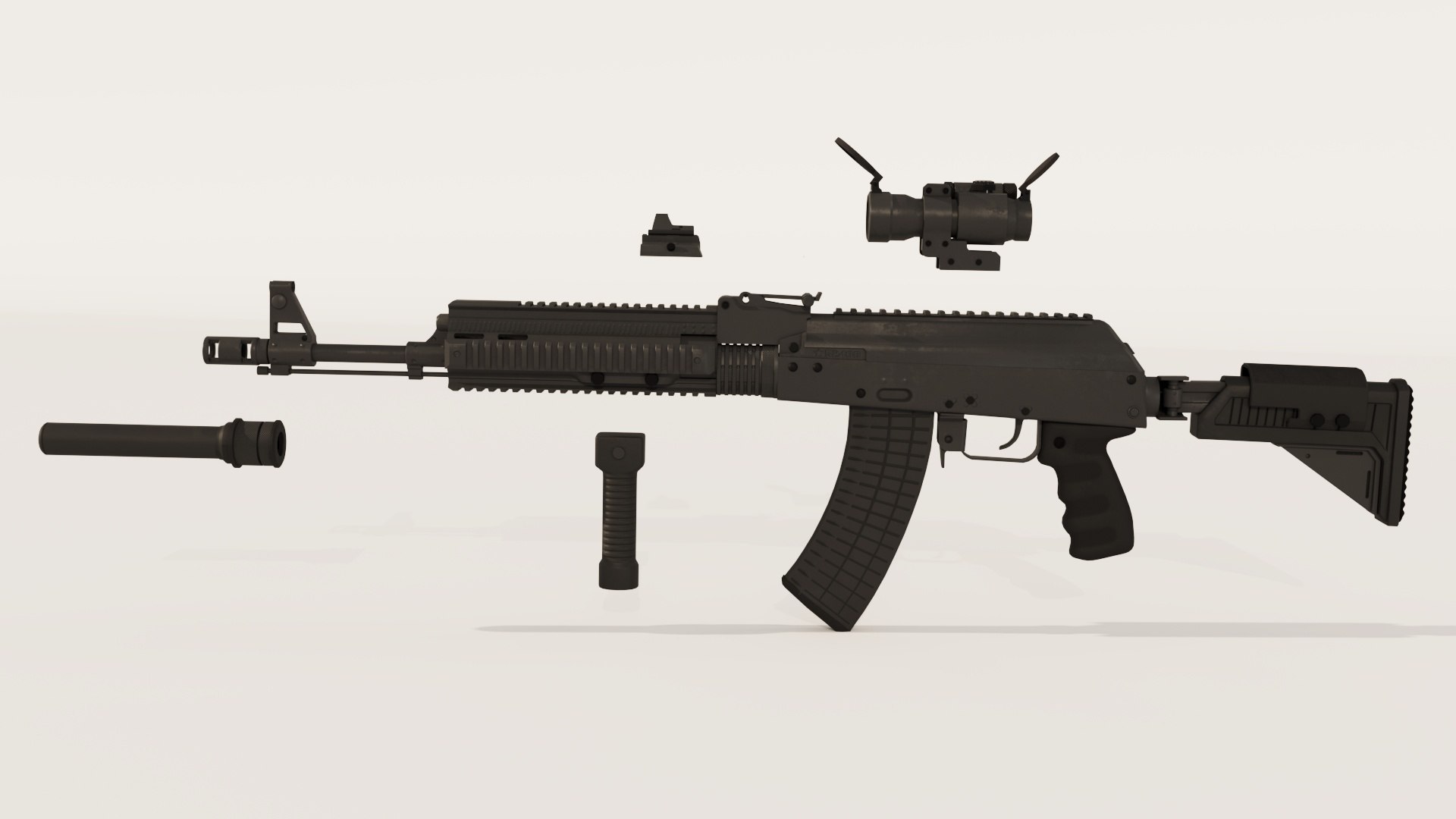 3D AK-74MN weapon pack - TurboSquid 2167328