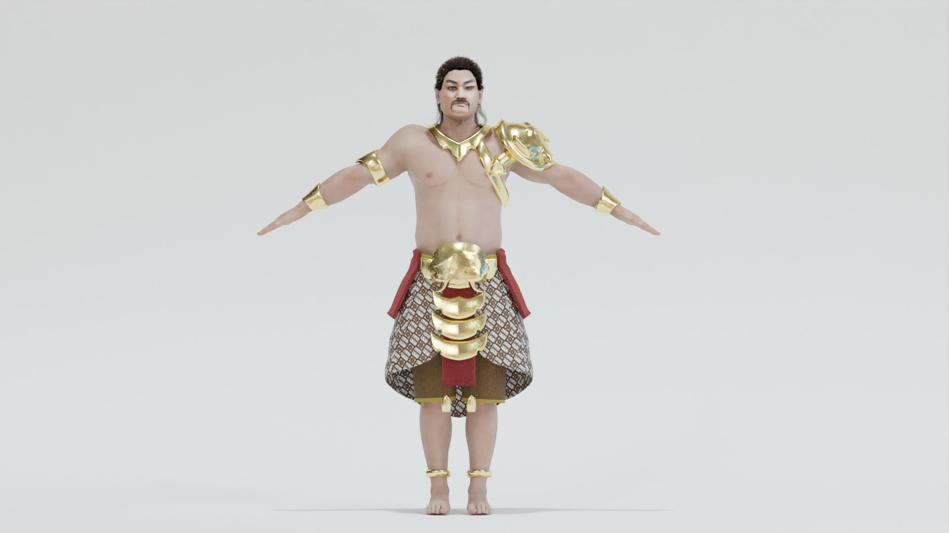 modèle 3D de Majapahit a inspiré le guerrier royal d’Asie du Sud-Est ...