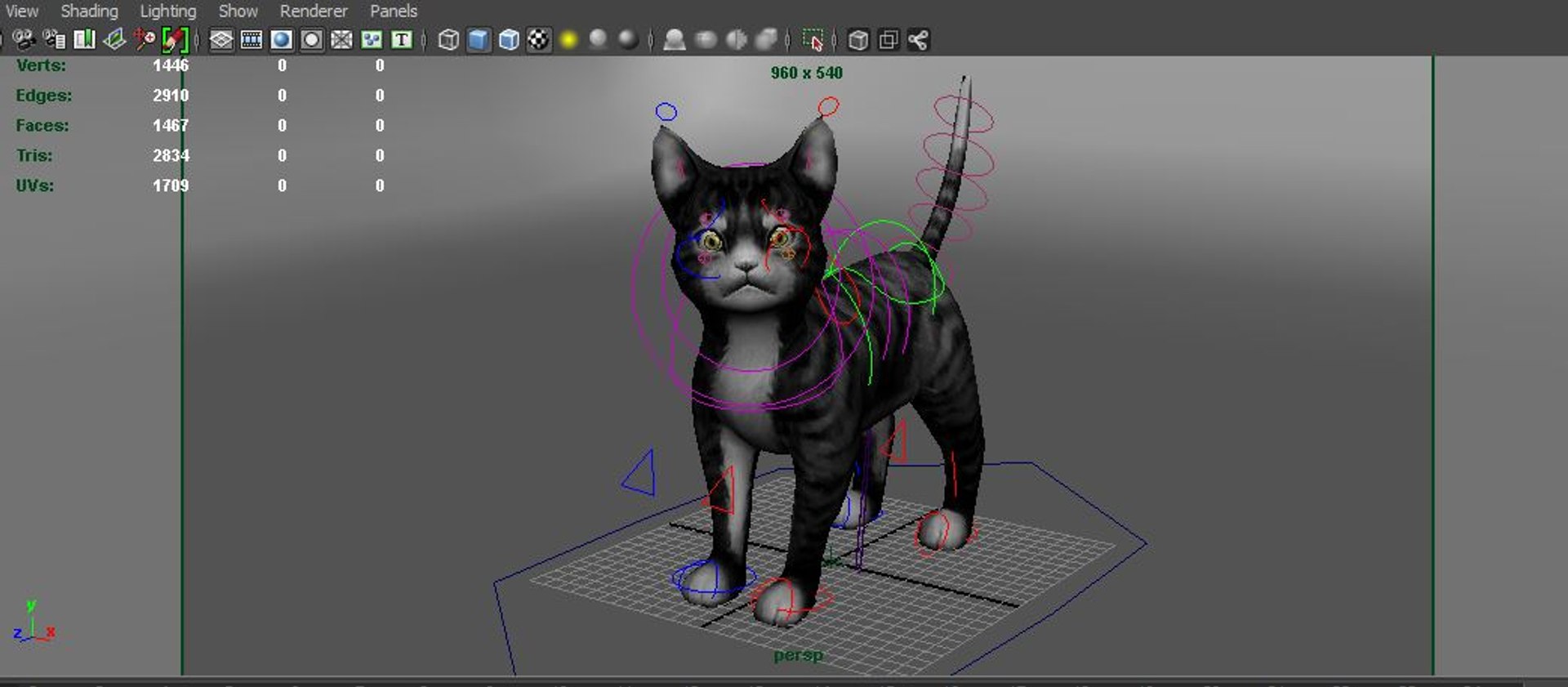 Cat Animation 3d Max