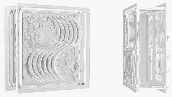 3D model Square Glass Block Ocean View - TurboSquid 1830141