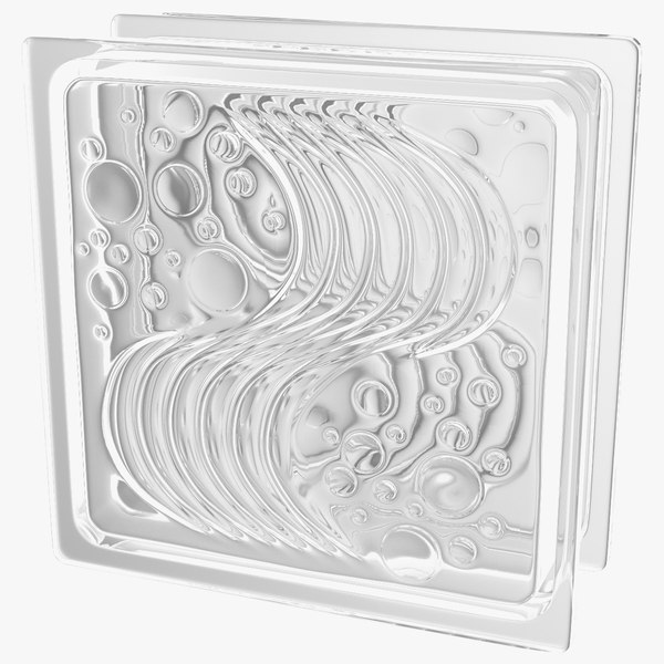 3D model Square Glass Block Ocean View - TurboSquid 1830141
