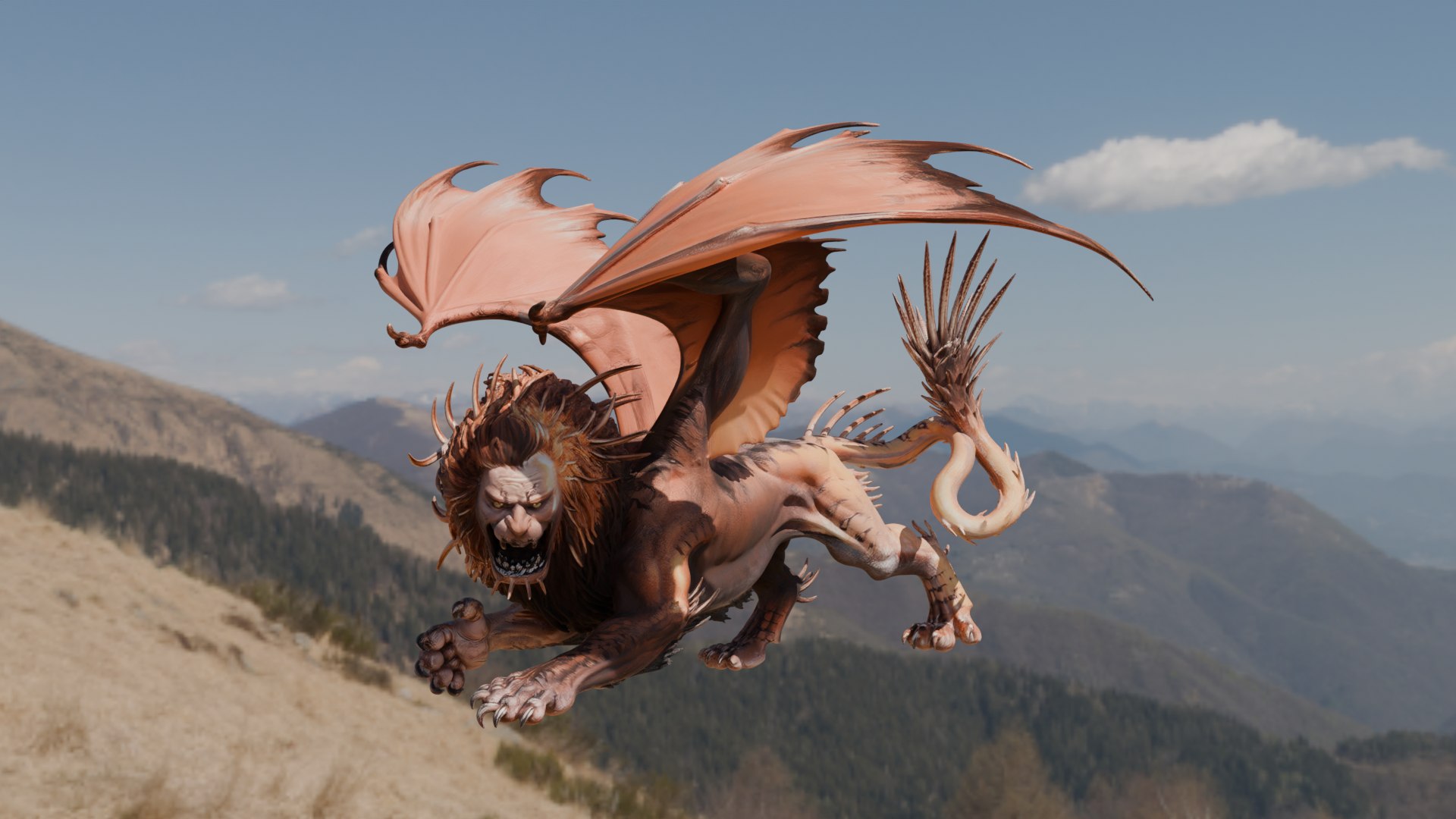 Andr3wArt DnD Manticore 3D Model - TurboSquid 2554531