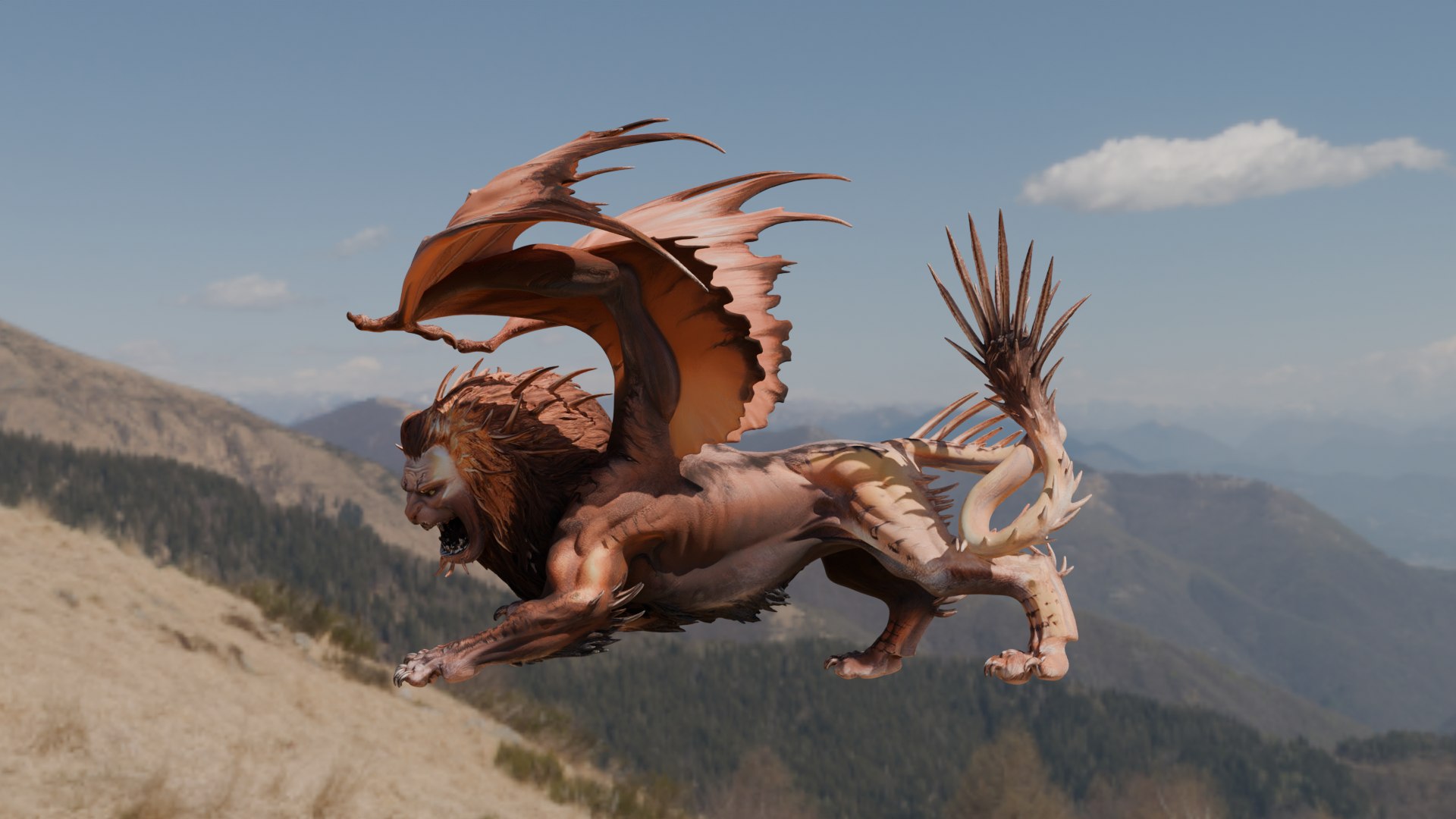 Andr3wArt DnD Manticore 3D Model - TurboSquid 2554531