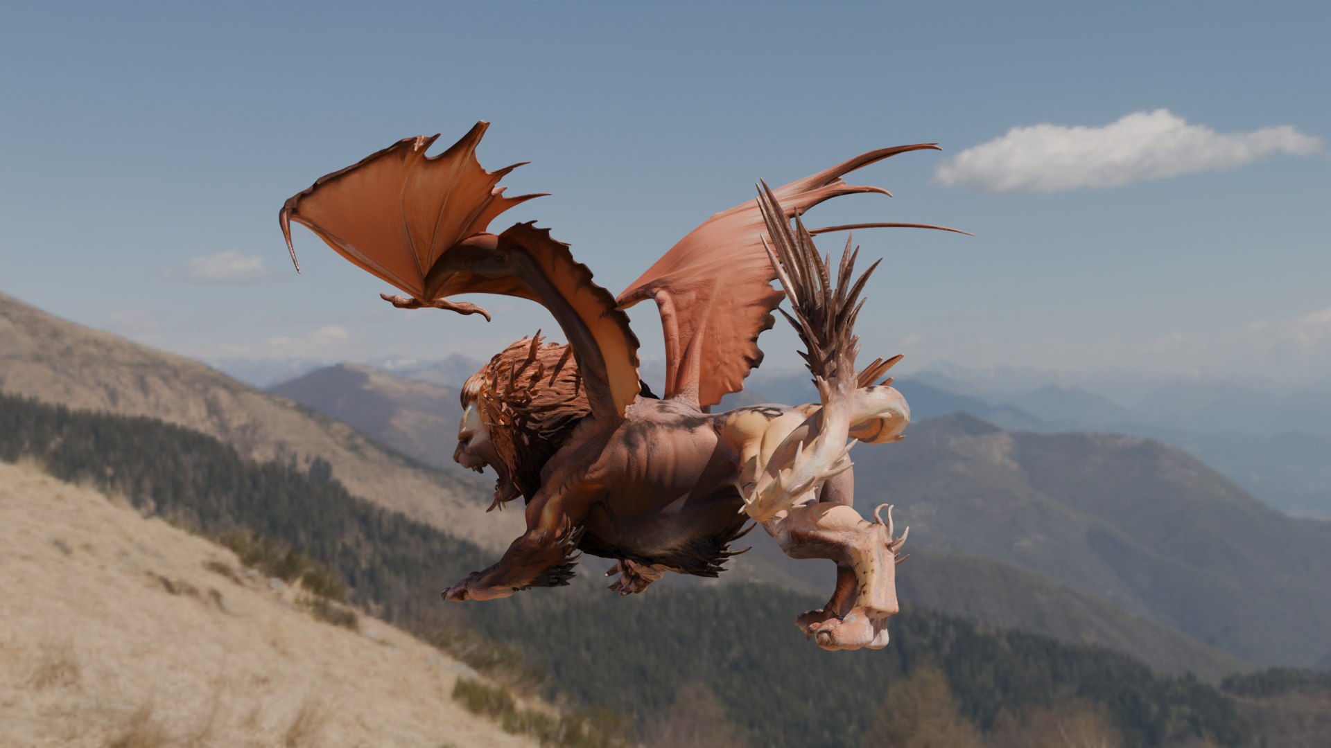 Andr3wArt DnD Manticore 3D Model - TurboSquid 2554531