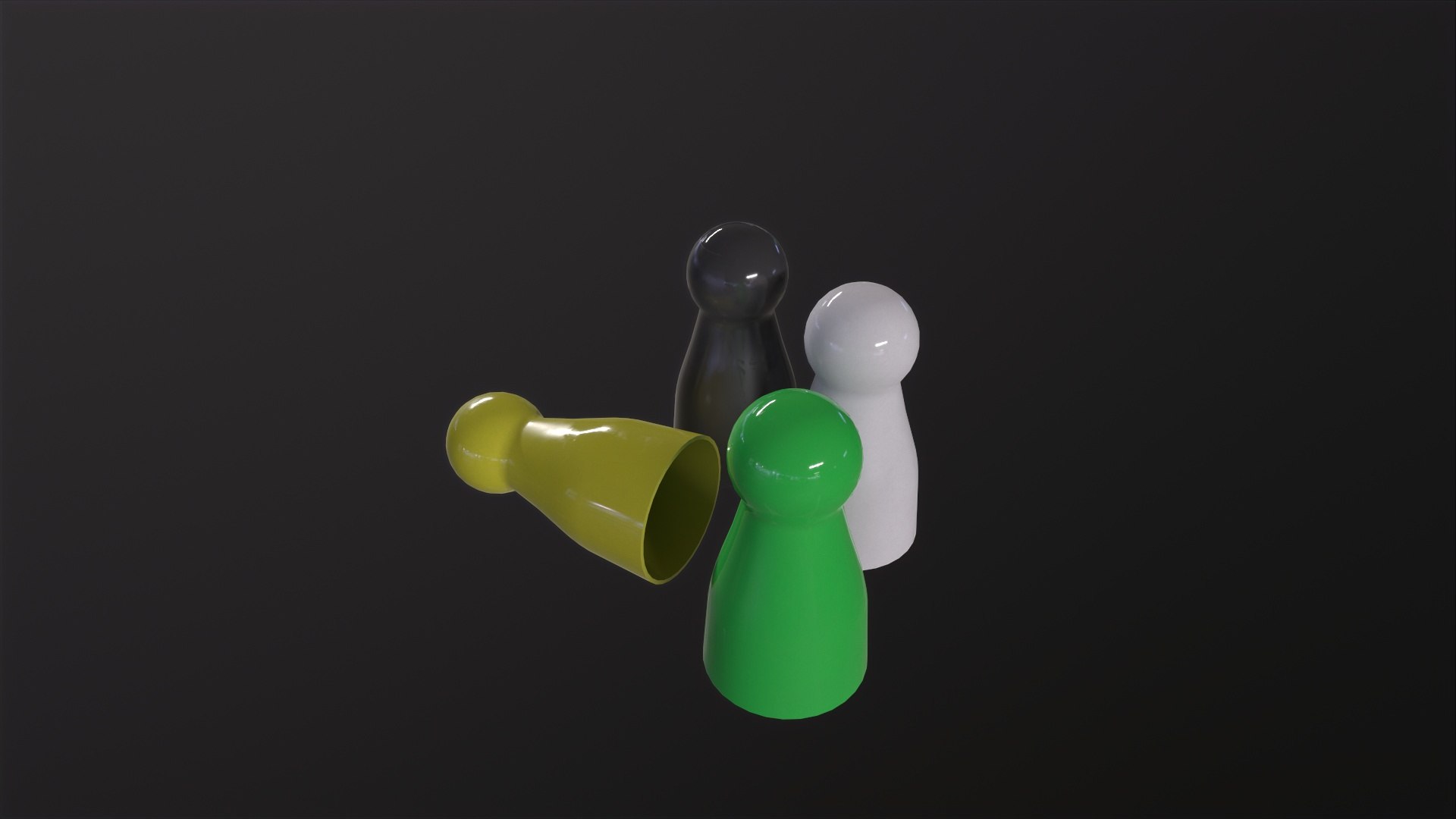 3D Board Game Pawns - TurboSquid 2127270