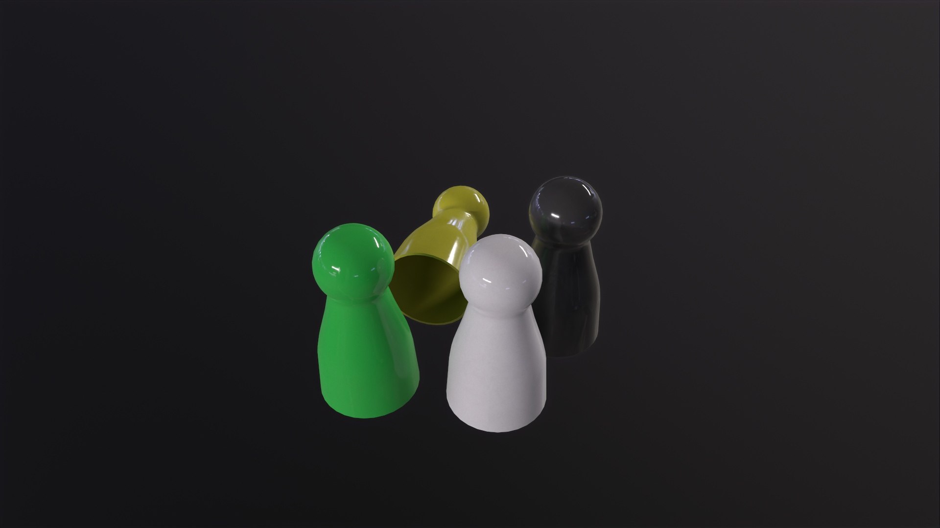 3D Board Game Pawns - TurboSquid 2127270